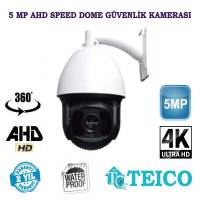 5 Mp AHD Speed Dome 360 Derece PTZ Güvenlik Kamerası Teico-1650