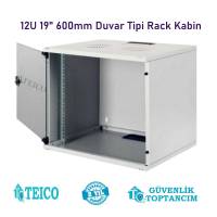 12U Duvar Tipi Rack Kabinet 600 x 600 cm Teico-5612