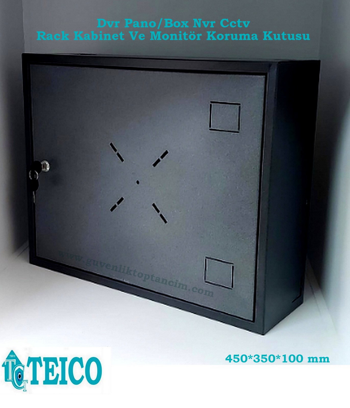 4u Dvr Nvr Box Pano Rack Kabineti Ve Monitör Koruma Panosu Teico-5040